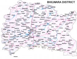 Bhilwara District Map - View Bhilwara District Road Map of Bhilwara ...
