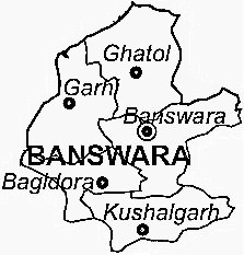 District Map Of Banswara - Rajasthan Direct