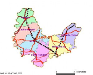 Sikar District Map - View Sikar District Road Map of Sikar District